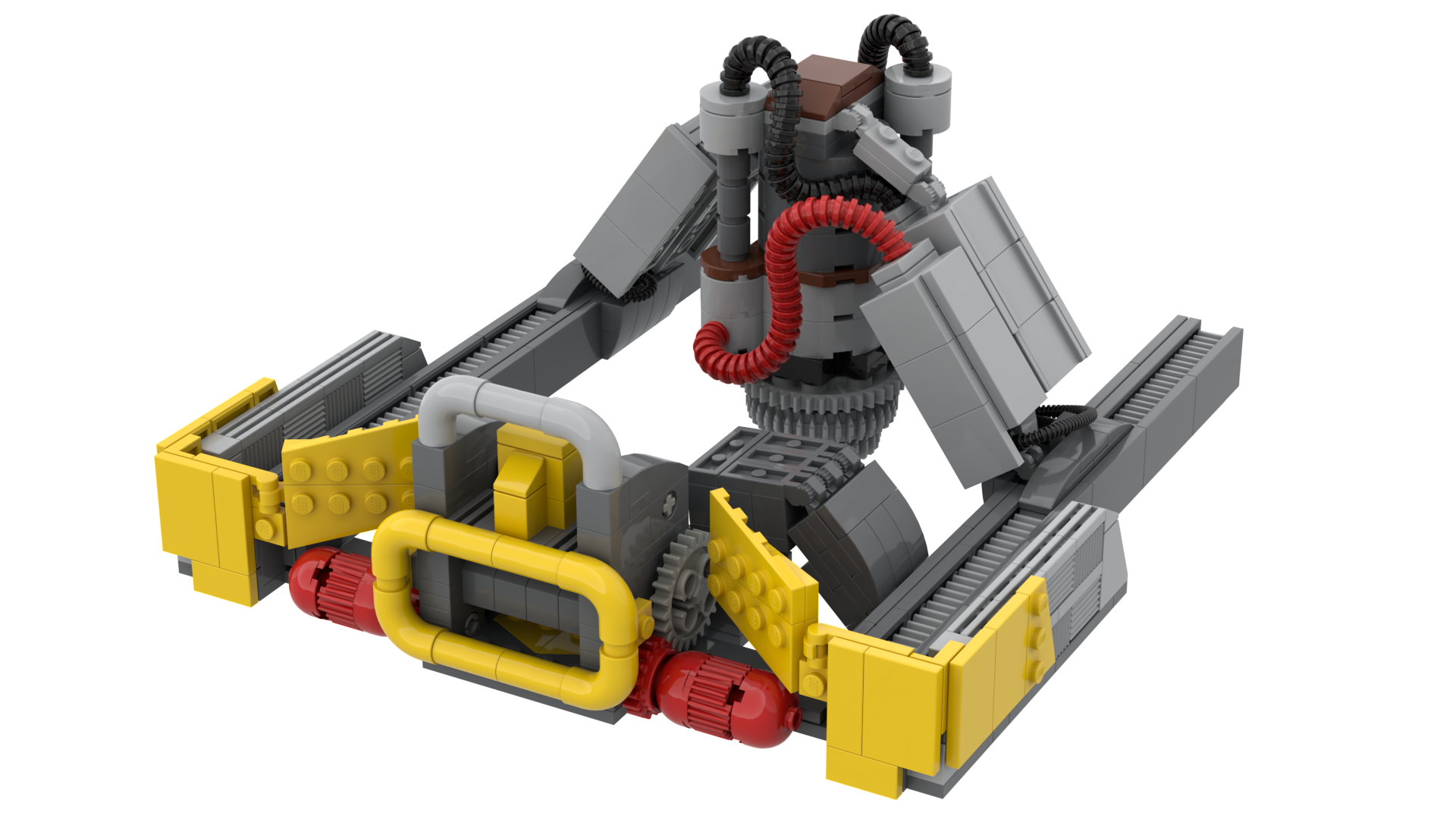 Lego MOC factorio Electric Mining Drill