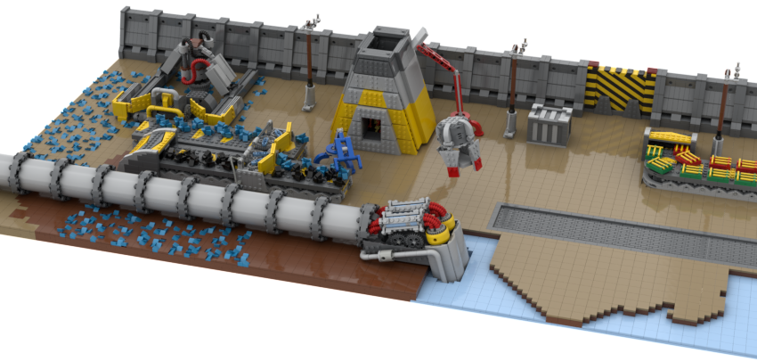Factorio LEGO MOC