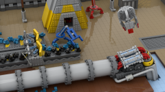 Lego MOC Factorio Offshore Pump